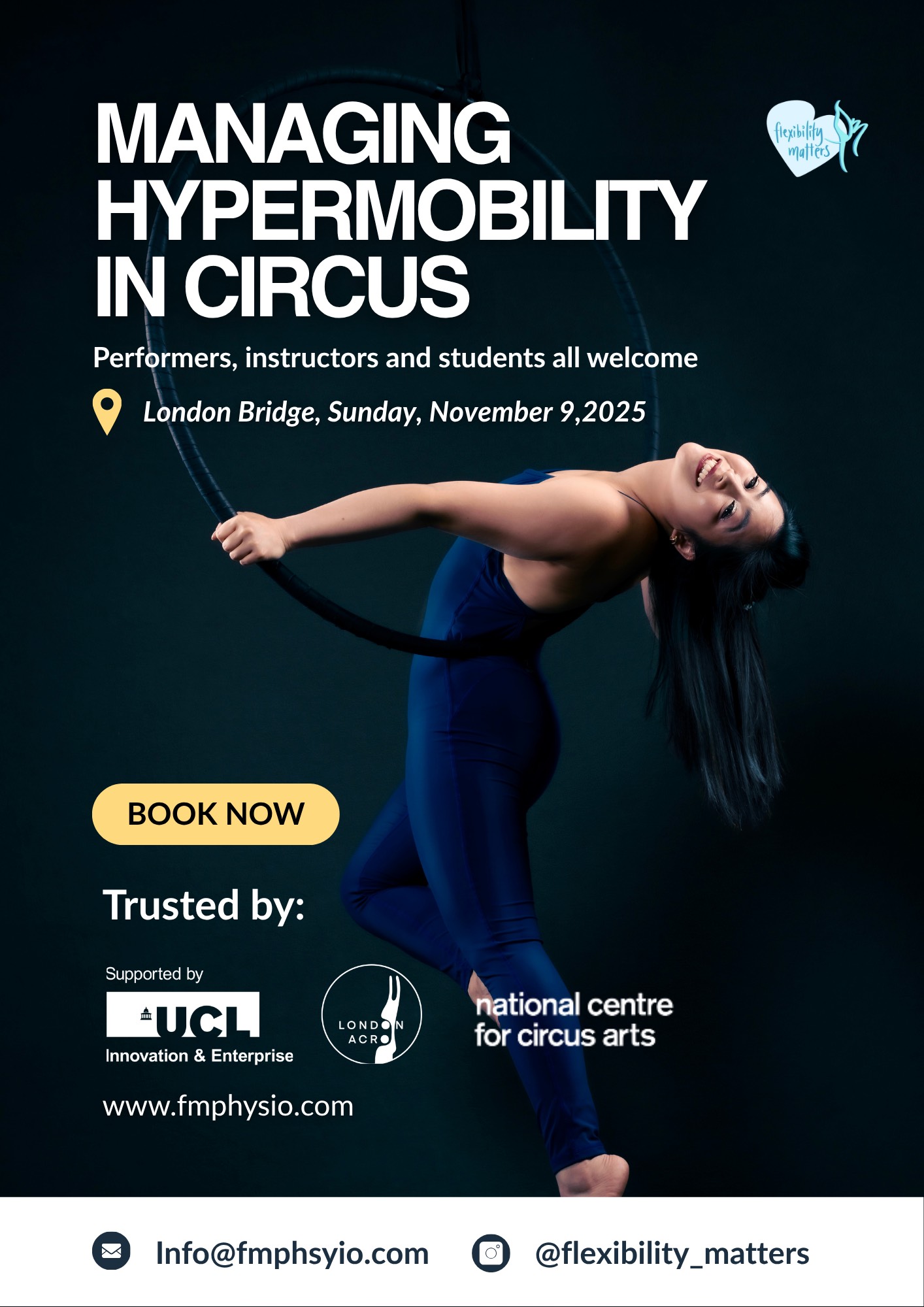 Hypermobility for Circus Performers, Students & Instructors